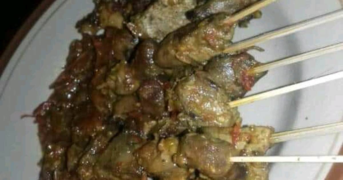 Resep Sate Mercon Ati Ampela oleh Liyaa PramaDitya - Cookpad