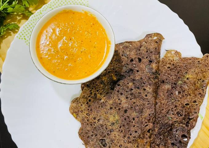 Instant Ragi Dosa Recipe by Monica Rangaswamy - Cookpad