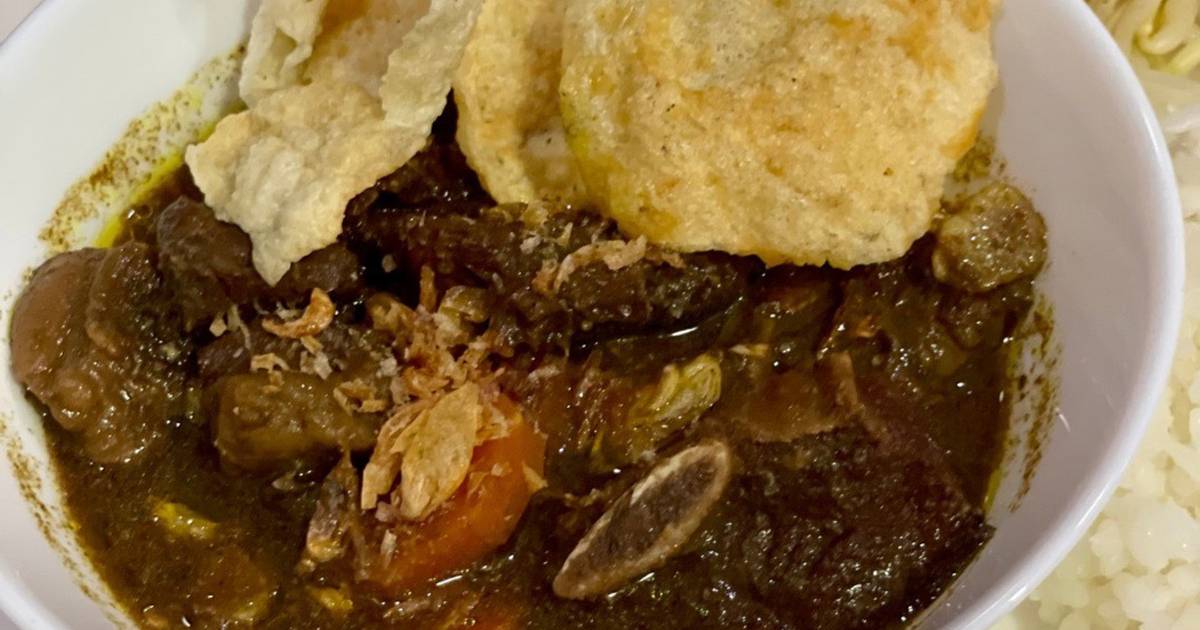 Resep rawon daging empuk & gurih: Khas Jawa Timur!