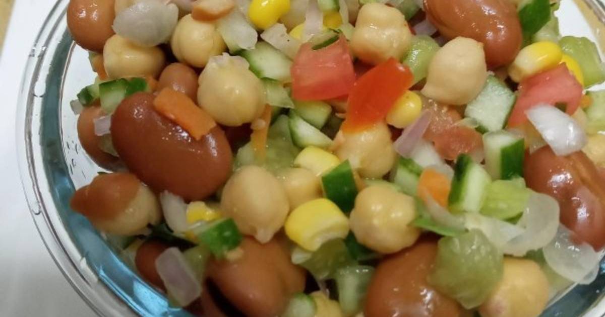 Special Bean chaat healthy chaat Recipe by Samra Suhail - Cookpad