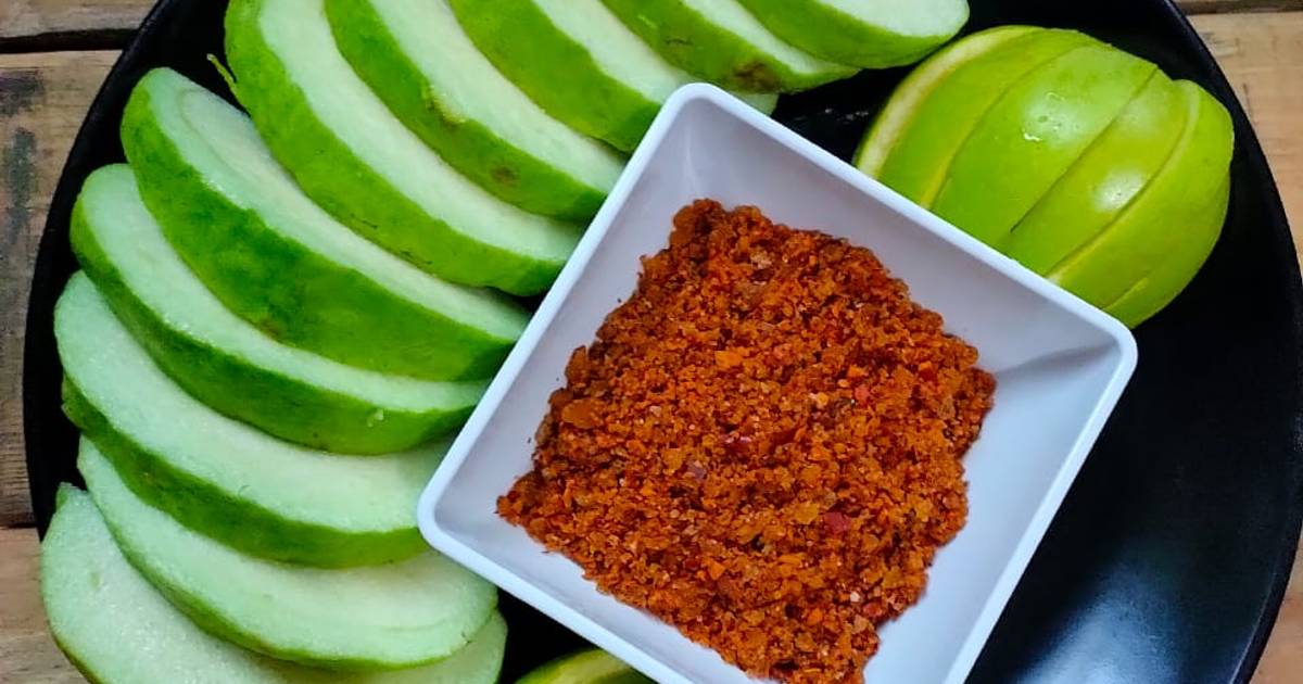 Resep Rujak Bumbu Jambu Kristal oleh Vicky Ummu Zahra - Cookpad