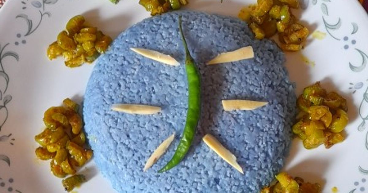 Butterfly Pea Flower Samak Rice Recipe by Ratna Lalwani - Cookpad