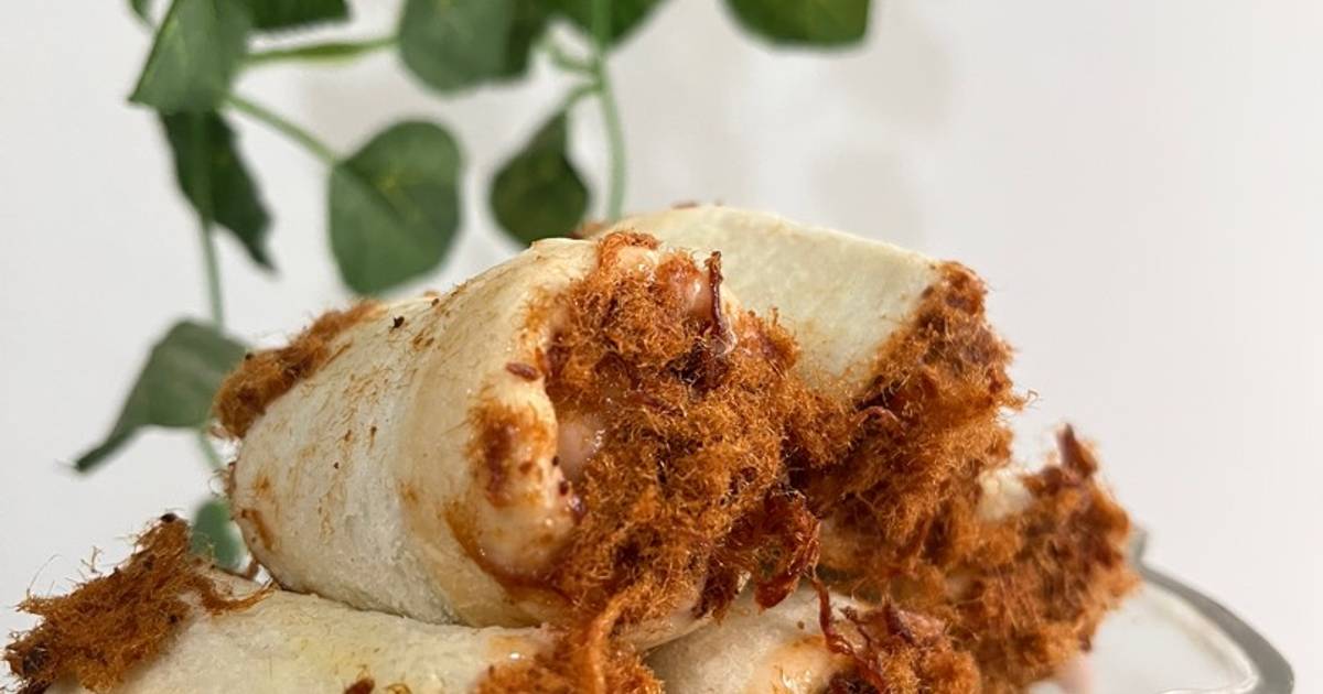 Resep Roti Tawar Gulung Abon (Floss Roll) oleh Meri Memasak - Cookpad