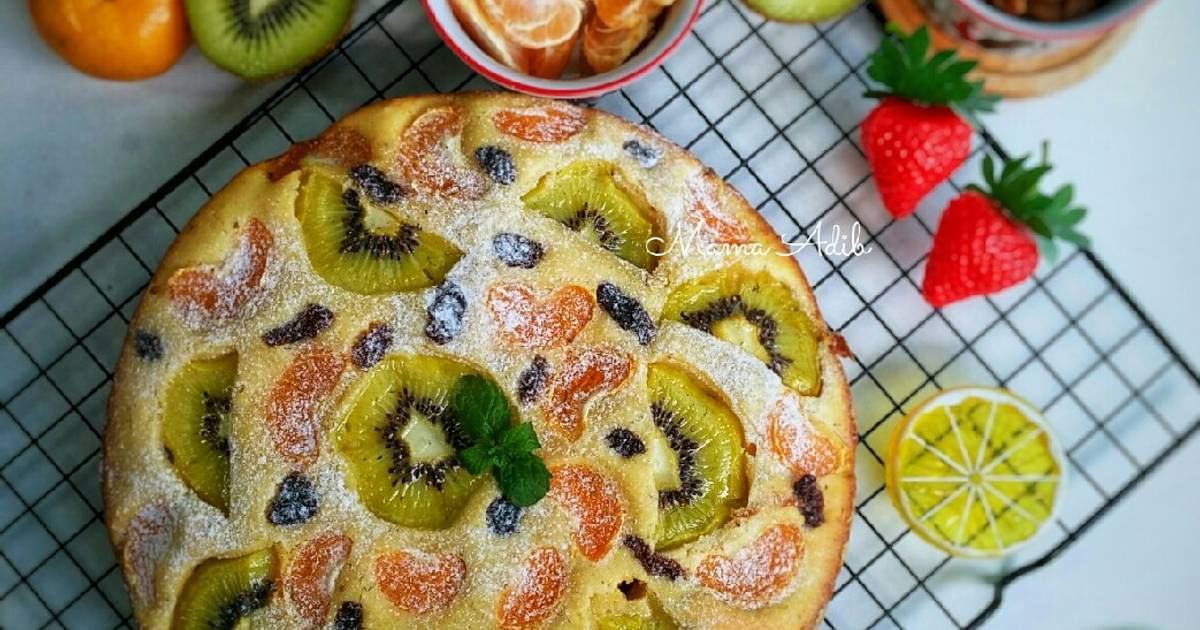 Resep Fruits Pastry Cake oleh Mastika Susiana - Cookpad