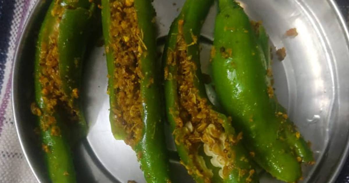 Bharwa mirch Recipe by Diya Tayal - Cookpad