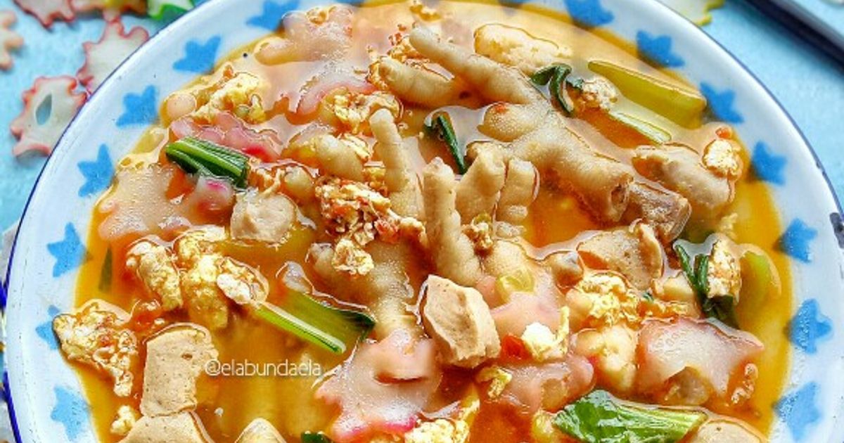 Resep Seblak Ceker Telur oleh Bunda Ela - Cookpad