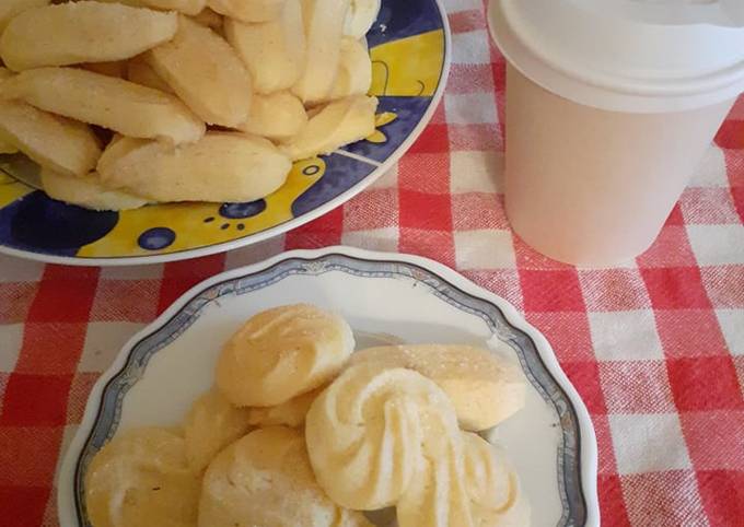 Ricetta Frollini di pasta frolla montata al limone senza lattosio di ...