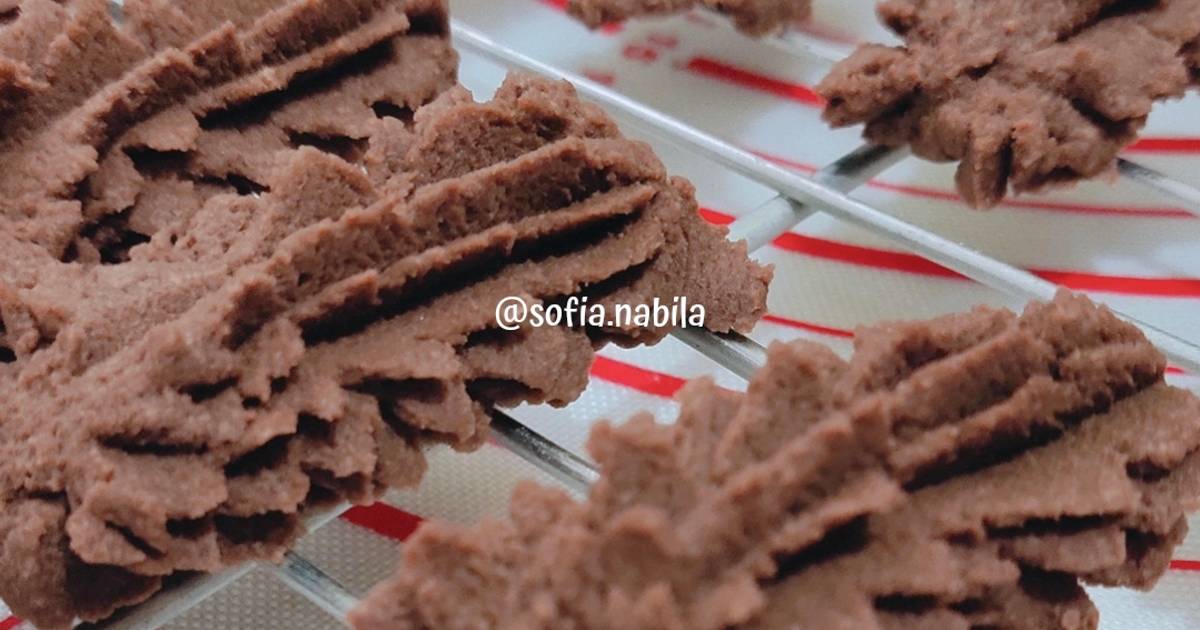 Resep 22. Kue Semprit Coklat Simple-No Telur oleh Sofia Nabila - Cookpad