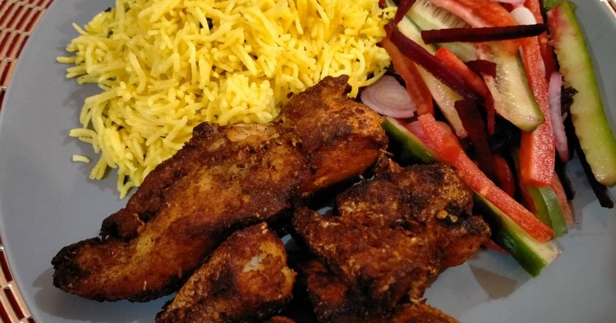 Fish Fry with Rice Recipe by Sobi Aijaz - Cookpad