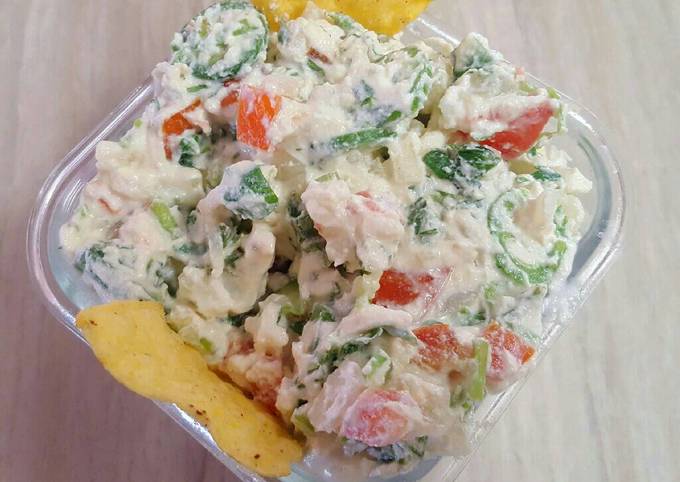 Dip de requesón/botana de requesón Receta de Cocina más Con SANDY- Cookpad