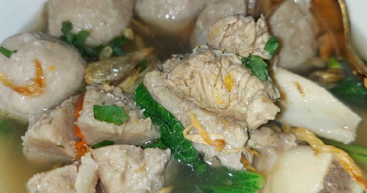 1.213 resep cara buat kuah bakso tulang enak dan mudah - Cookpad
