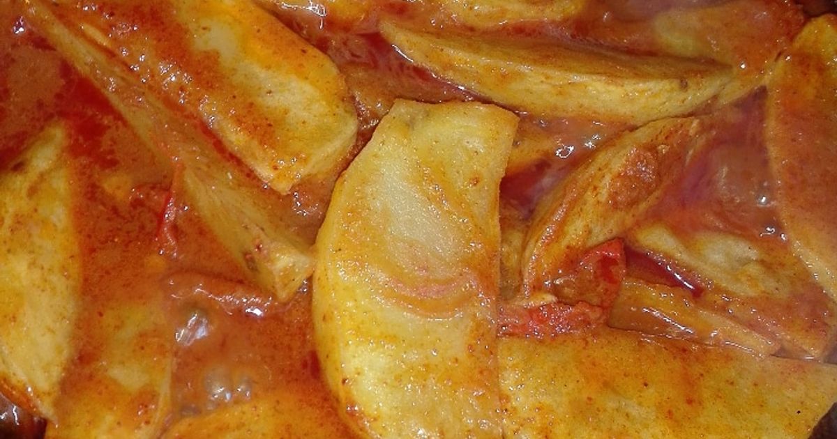 Resep Kentang Wedges Balado oleh rahajeng setyati - Cookpad