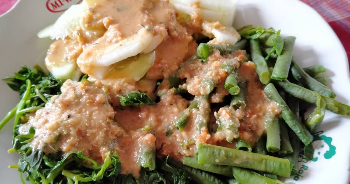 437 resep pecel sayur kacang panjang enak dan mudah - Cookpad