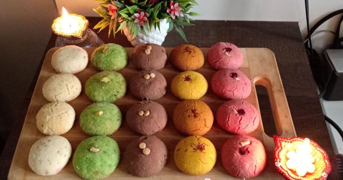 Assorted Nankhatai Platter Recipe by Pranami Davda - Cookpad