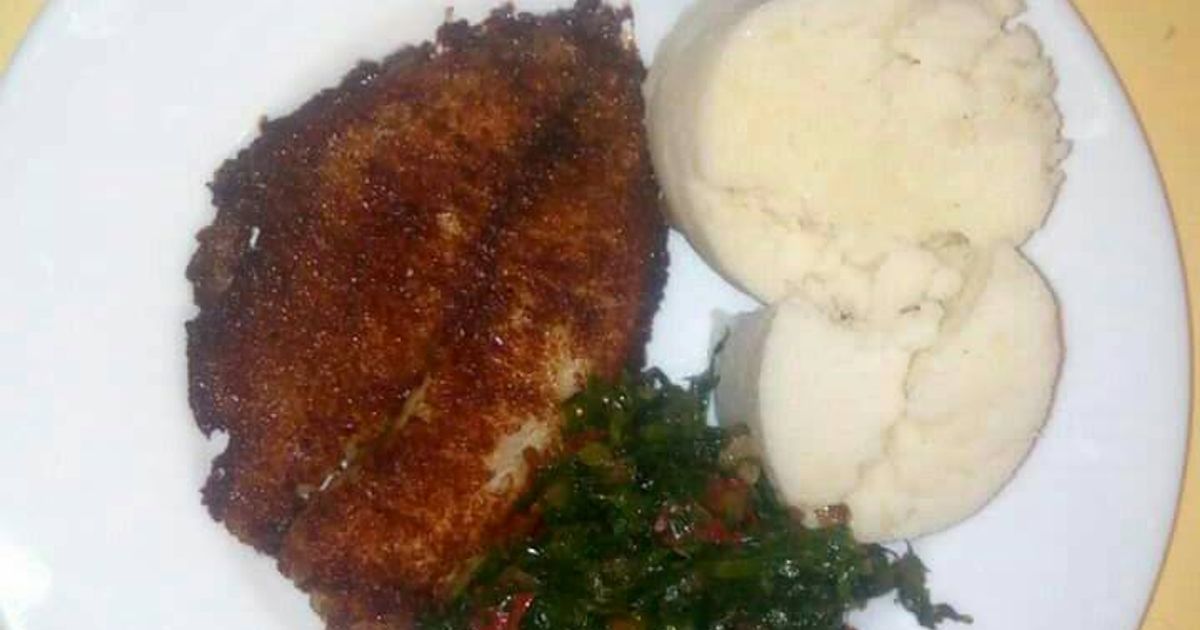 Deep Fried Fish With Kales An Ugali Recipe by Joyce Ng'ong'a - Cookpad