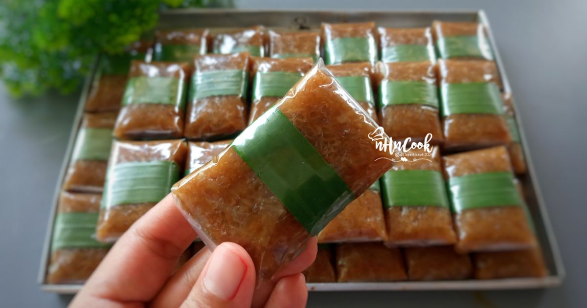 Resep Kue Wajik Ketan Gula Merah oleh 🍰nHnCook🐝 ||ZONA CEMILAN - Cookpad