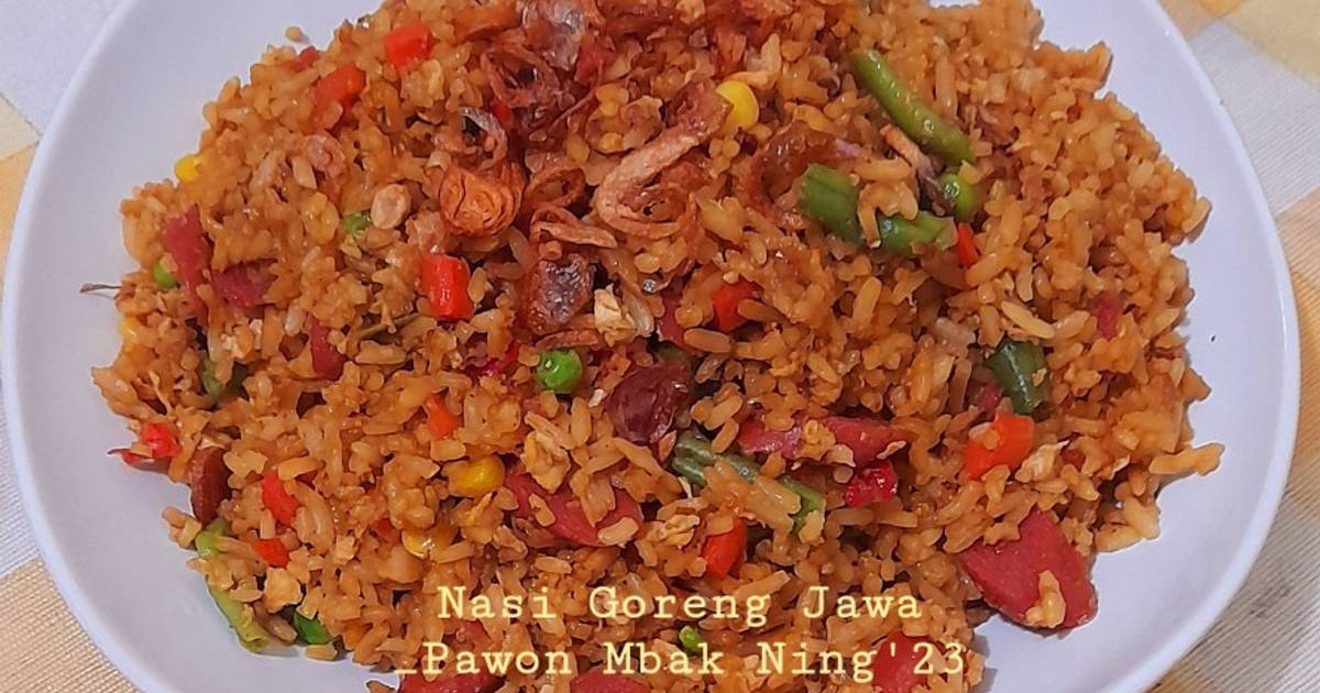 Resep Nasi goreng jawa oleh PawonMbakNing - Cookpad
