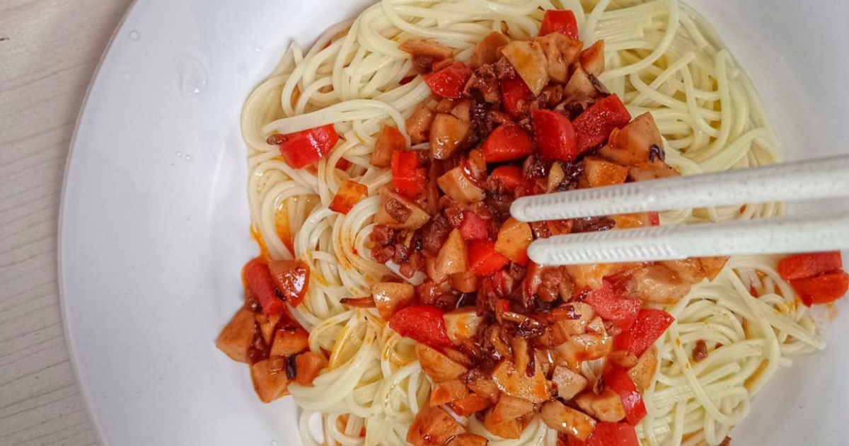 Resep Spaghetti Bolognese Bakso Sosis oleh WARSONO - Cookpad