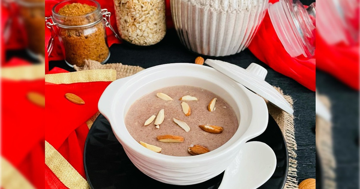 Ragi & Oats Porridge Recipe by Monica Rangaswamy - Cookpad