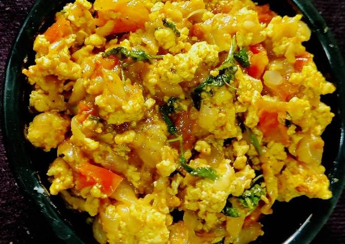 paneer bhurji recipe in hindi in Hindi by Priya Mulchandani Cookpad