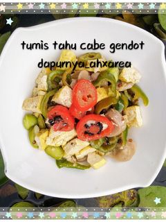 Resep Tumis Cabe Gendot Daun Pepaya oleh LilBie - Cookpad