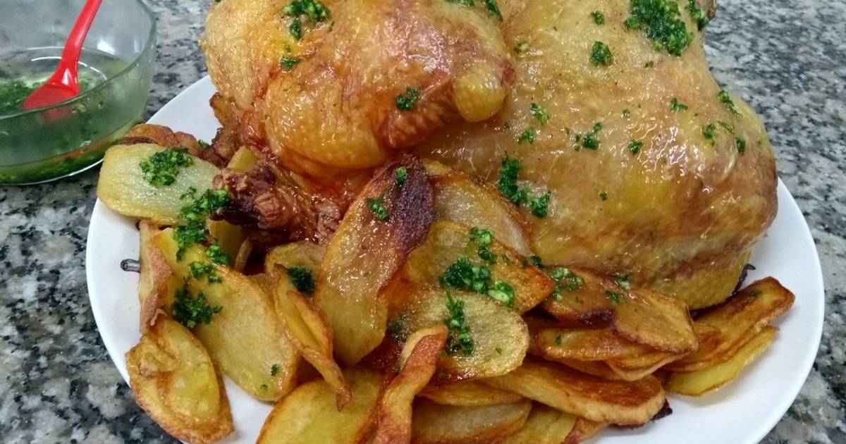 Pollo a la provenzal con papas - 232 recetas caseras - Cookpad