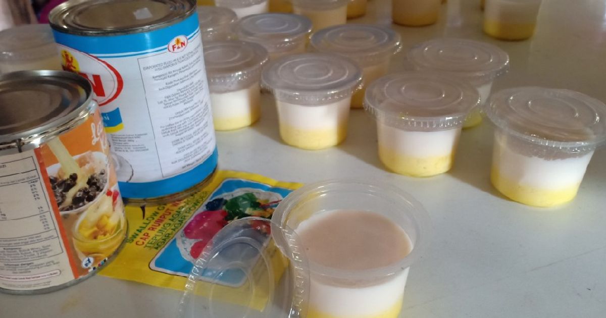 Resep Puding Susu Sirup Orange Cup oleh Andi Nomba Haerani - Cookpad