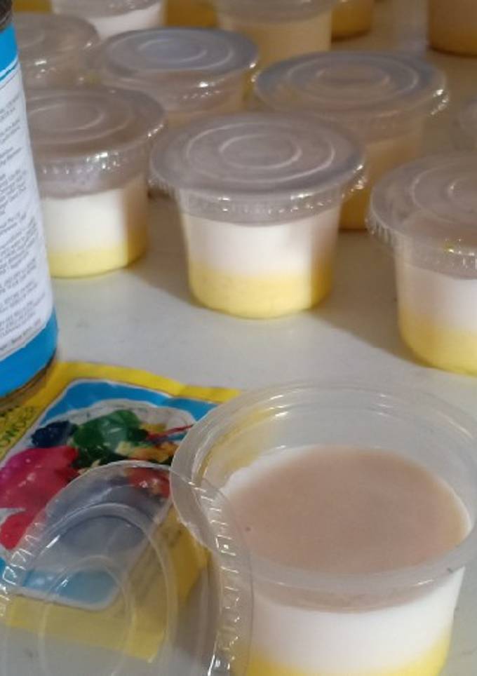 Resep Puding susu sirup orange cup oleh Andi Nomba Haerani - Cookpad