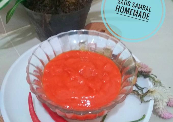 Resep Saos Sambal Homemade oleh Lusy Kitchen 👩‍🍳 - Cookpad