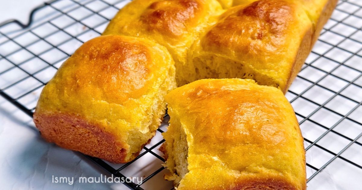 Resep Roti Sobek Labu Kuning Isi Coklat (Tanpa Telur, Tanpa Ulen) oleh ...