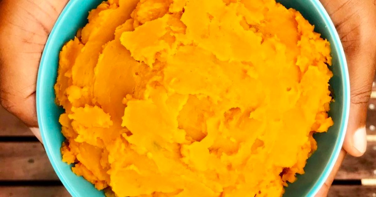 African Pumpkin Mash With Peanut Butter Recipe by Village chef - Cookpad
