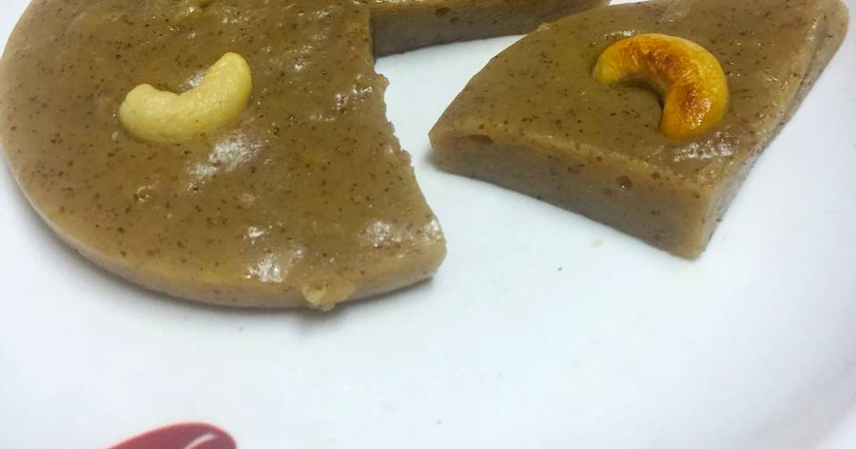 FingerMillet Halwa Cake Recipe by Pavumidha - Cookpad