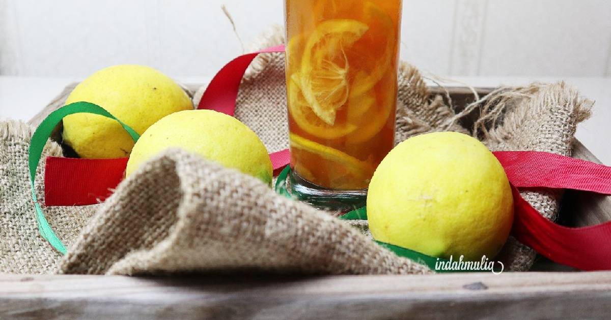 Resep Yuja-cha (Korean Honey Lemon tea) oleh Indah Mulia - Cookpad