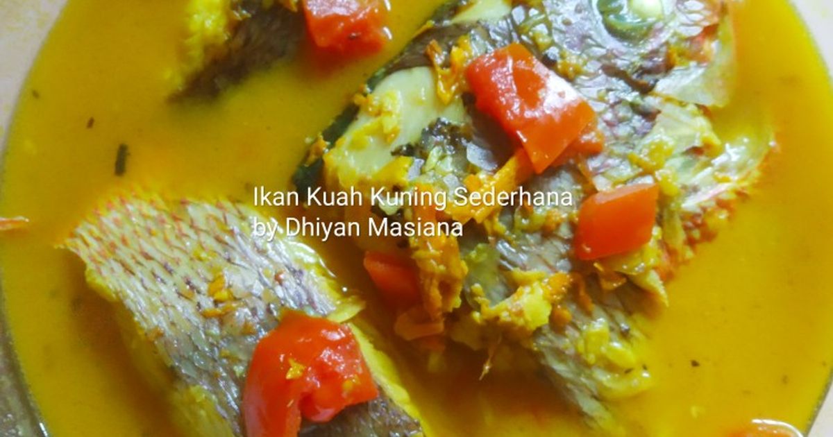 Resep Ikan Kuah Kuning Sederhana oleh Nurli Masiana - Cookpad
