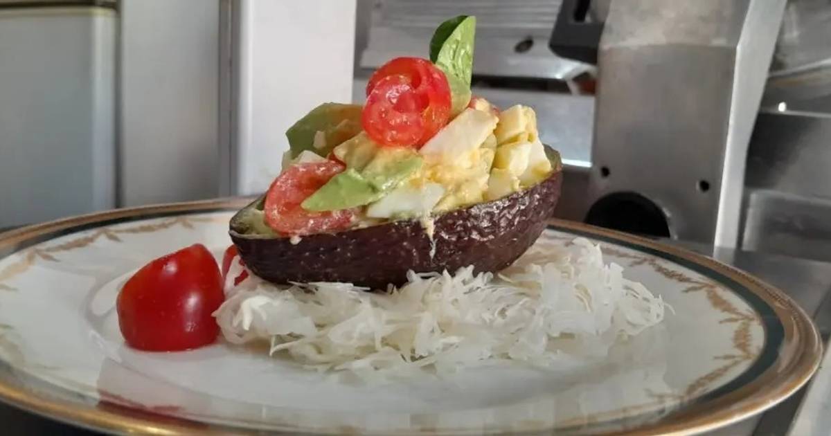 Palta rellena huevo - 21 recetas caseras- Cookpad
