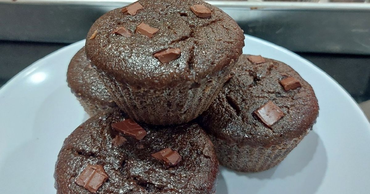 Resep Keto Double Protein Chocolate Chip Muffins |High Protein, Low ...