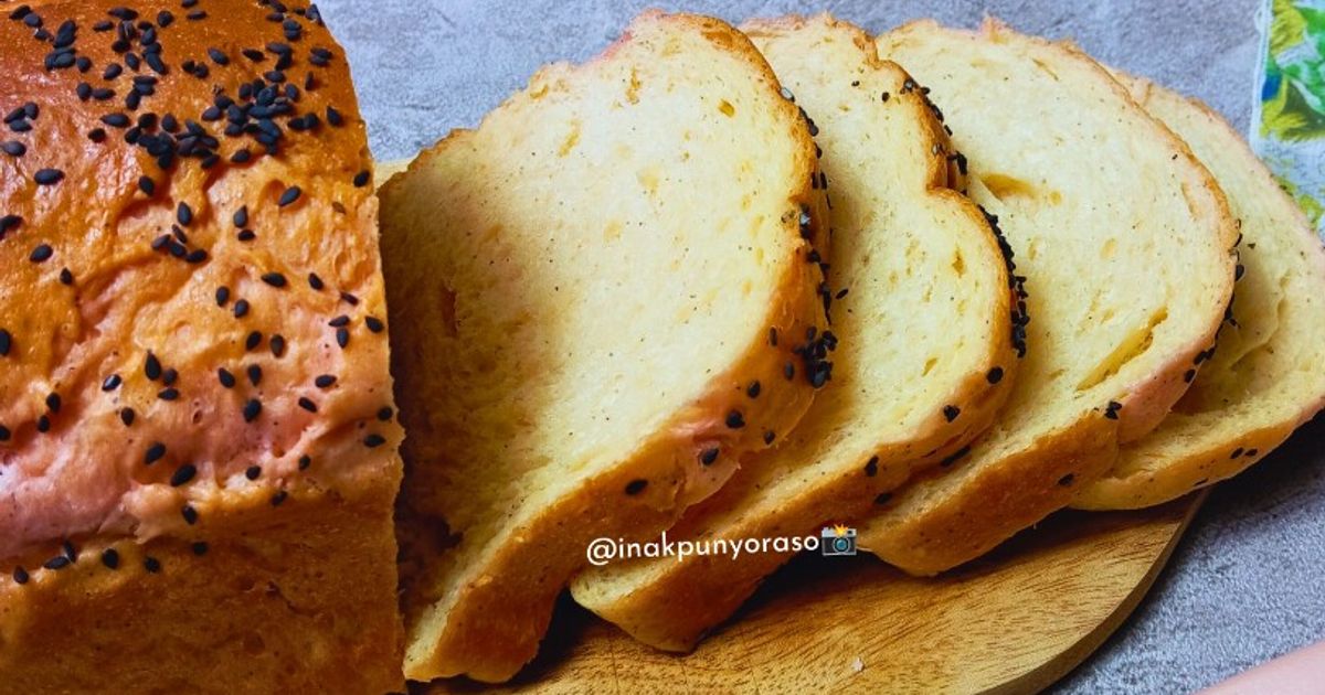 Resep Roti Tawar Nasi Buah Naga(eggless) Super Lembut oleh Oktaviani ...