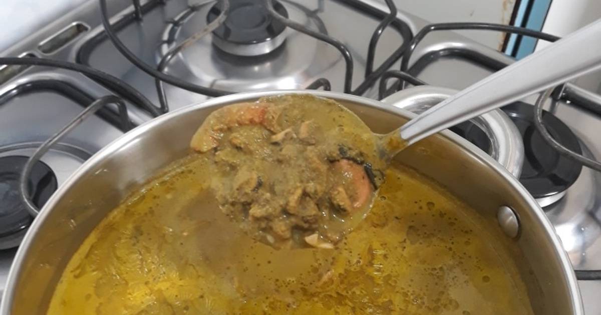 Caldo de Sururu Receita por Lidi - Cookpad