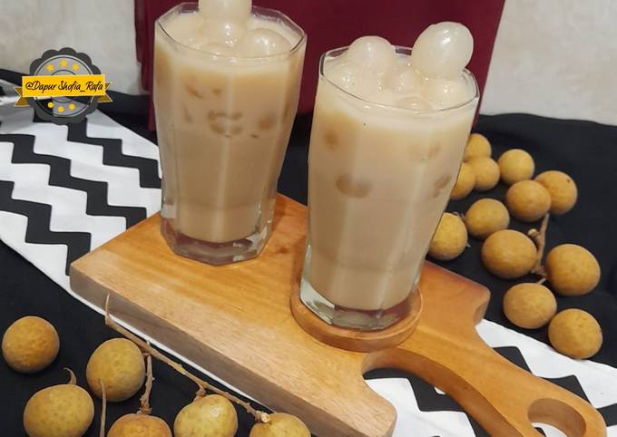 Resep Es Teh Kelengkeng Susu oleh Dapur Shofia_Rafa - Cookpad
