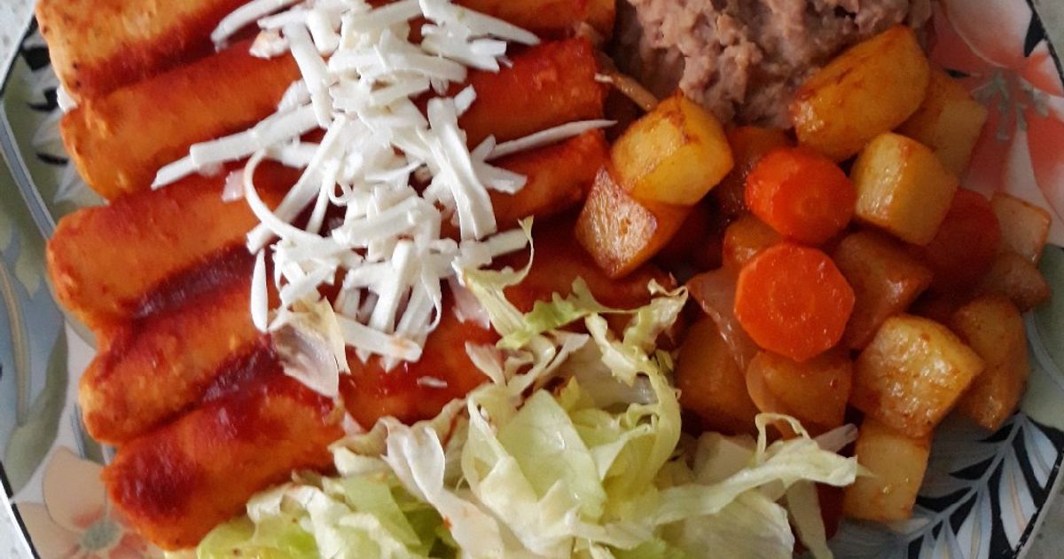 Traditional Enchiladas Recipe By My Kitchen
