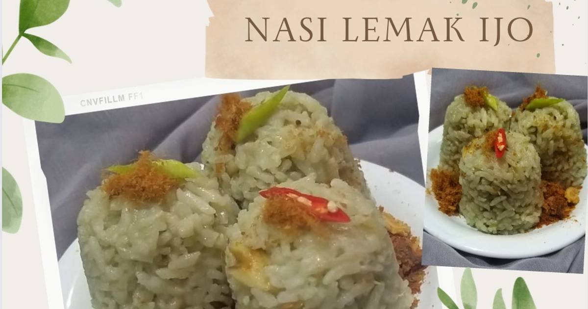 Resep Nasi lemak Ijo oleh Septianita - Cookpad