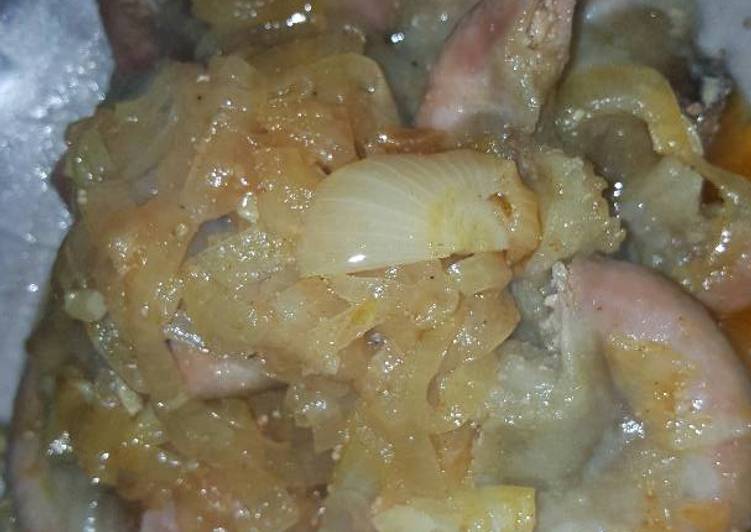 Chinchulin encebollado Receta de Analiia WY- Cookpad