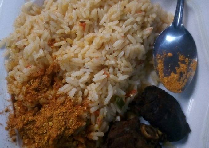 Simple jellof rice Recipe by Ummu Sumayyah - Cookpad