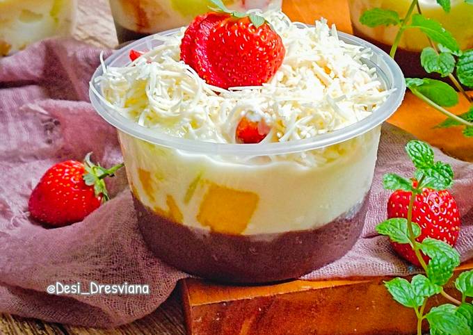 Resep Puding Salad Buah oleh Desi Dresviana (IG : @chici_desi) - Cookpad