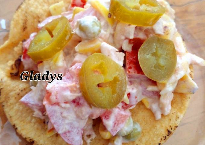 Tostadas con atún Receta de Gladys Fernández - Cookpad