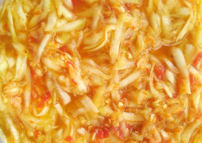 Resep Rujak Serut Mangga Muda oleh Nisa Khairaa ☑️ - Cookpad