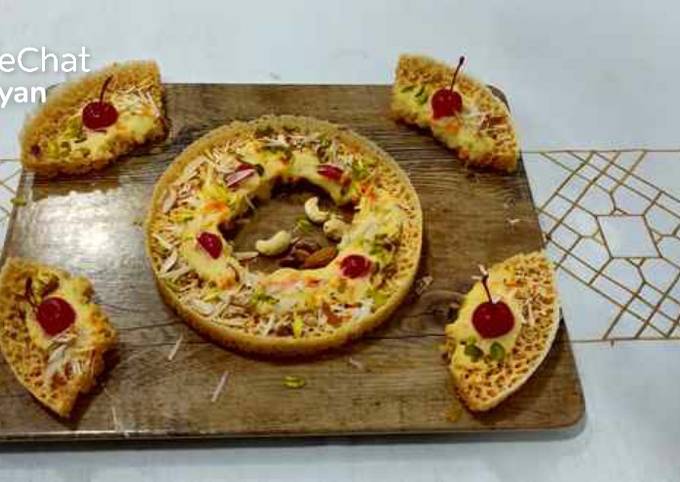 Ghewar Recipe by Rasya'n (रस्याण) a chef's Diary - Cookpad