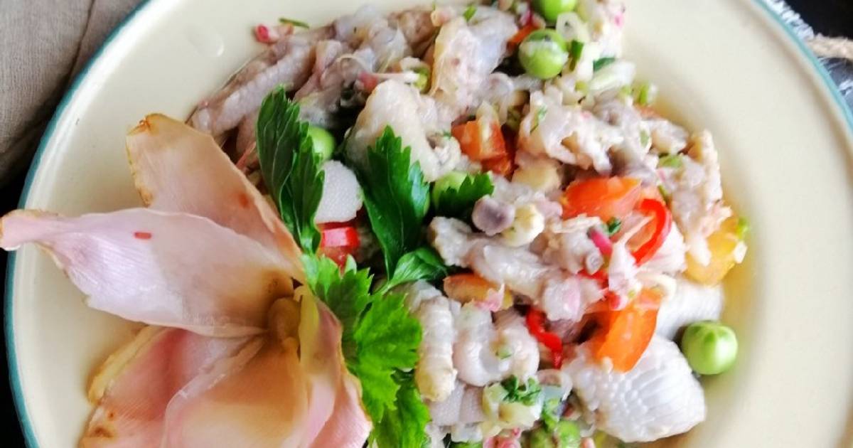 Resipi (14/3) Kerabu kaki ayam bersama terung pipit oleh Hani Shaimi ...