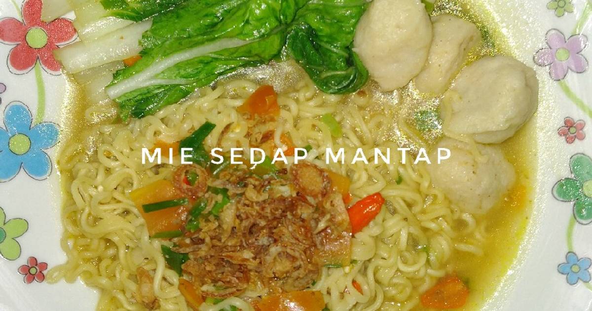 Resep Mie sedap mantap oleh Cheylvia - Cookpad