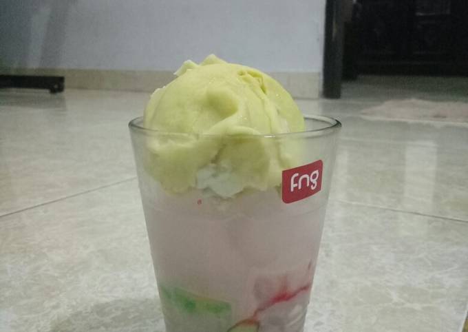 Resep Es nata de coco salak durian oleh Putu Verra - Cookpad